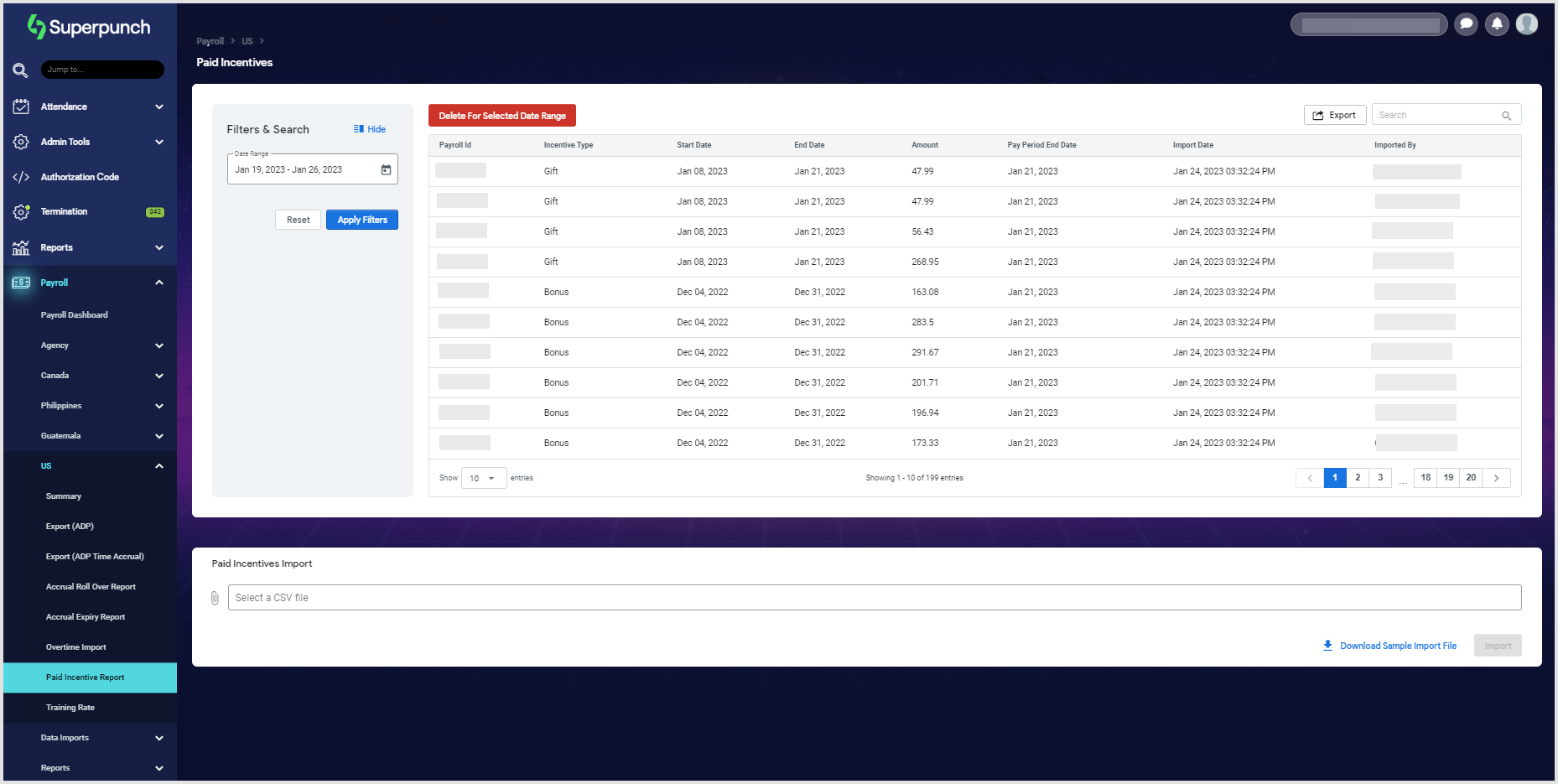 Paid Incentive Report – IntouchCX Help Center